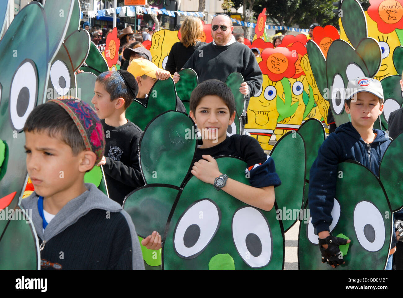 Israel. Raanana, Purim Parade Stock Photo - Alamy