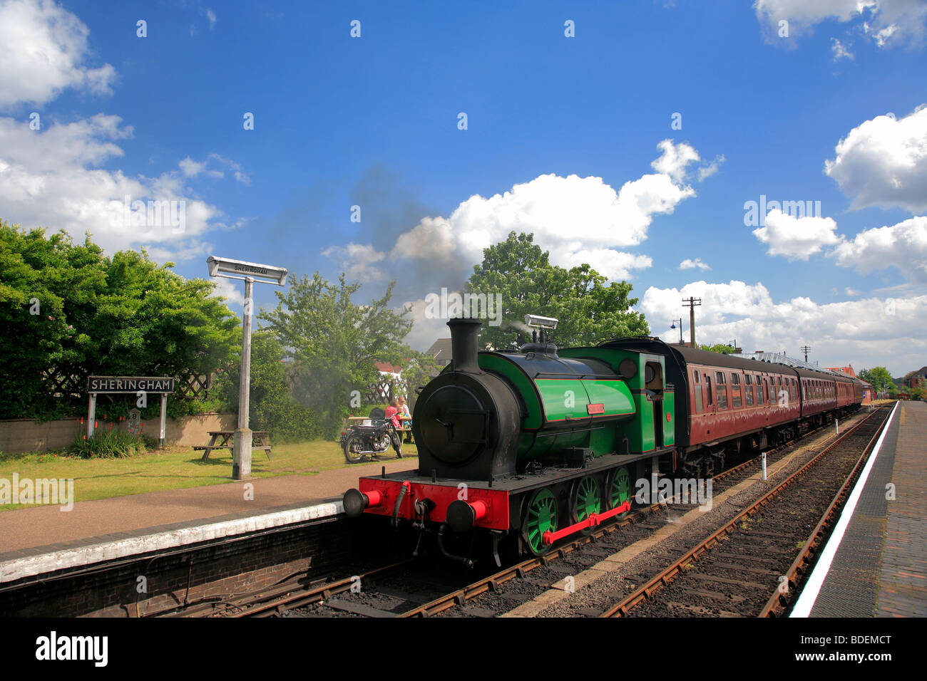 Steam Train Sherringham Town Station Poppy Line North Norfolk Coastal ...