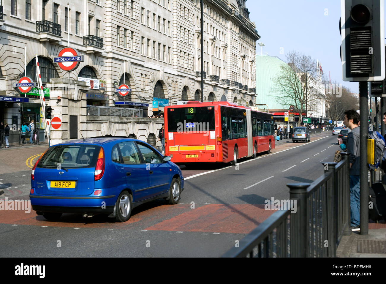 Urban scene, Marylebone Road, London, England, UK, Europe Stock Photo ...