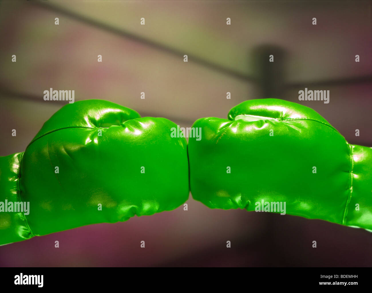 Close up boxing gloves hitting hi-res stock photography and images - Alamy