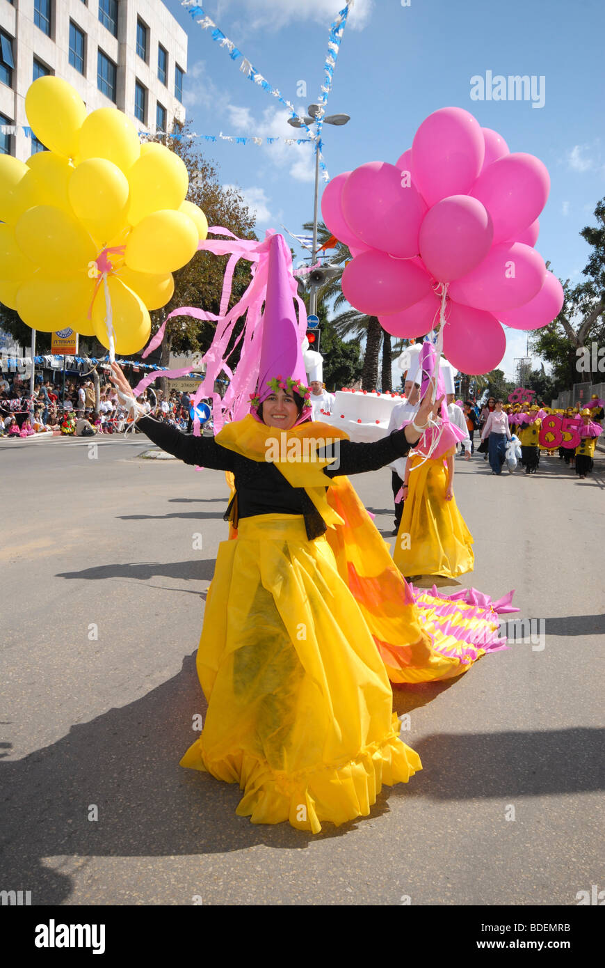 Israel. Raanana, Purim Parade Stock Photo - Alamy