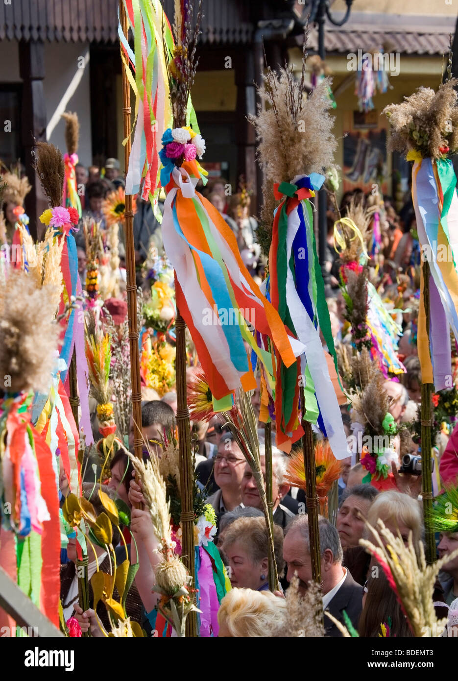 Easter Sunday in Lipnica Murowana, Poland Stock Photo - Alamy