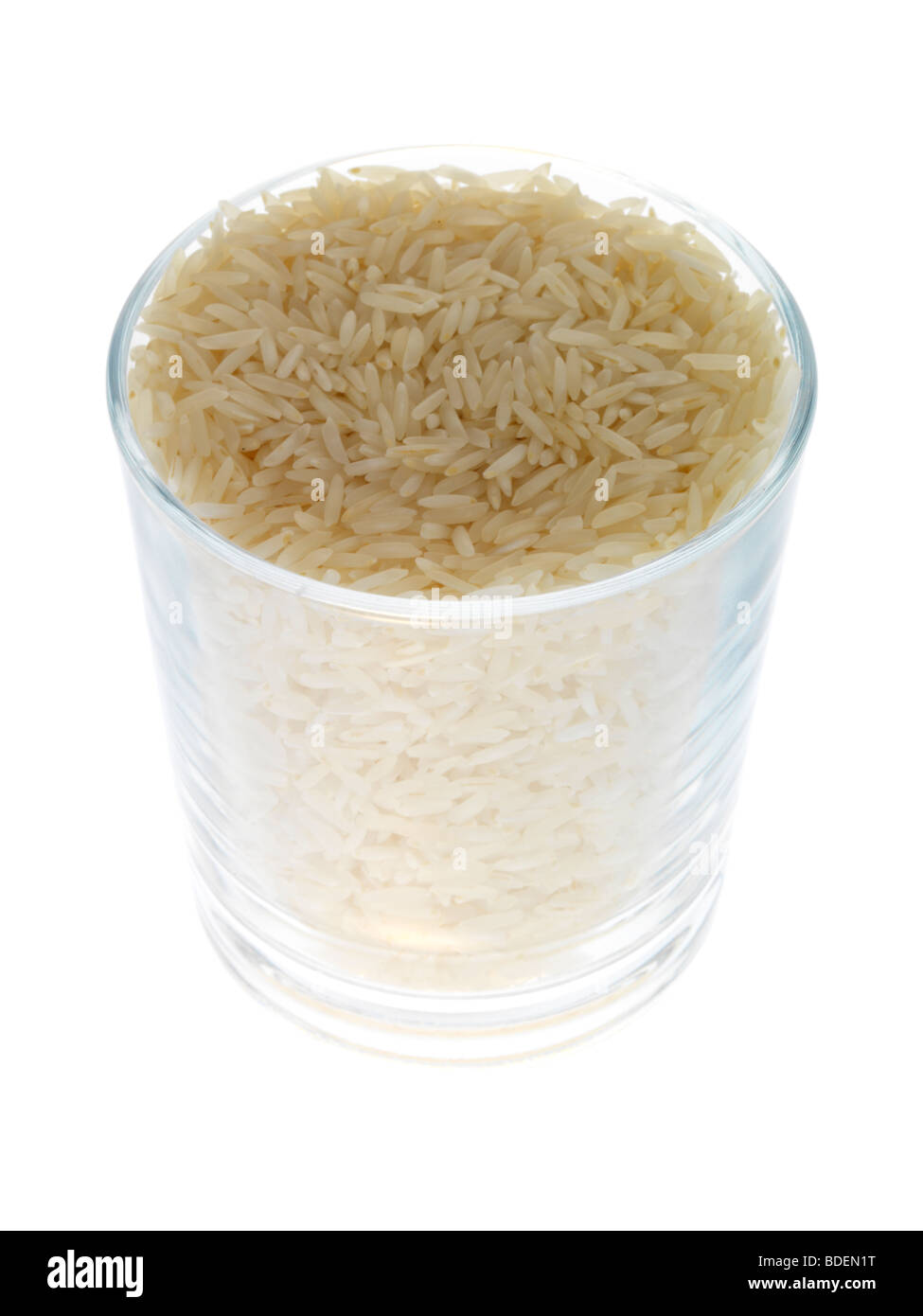 Glass of Rice Stock Photo - Alamy