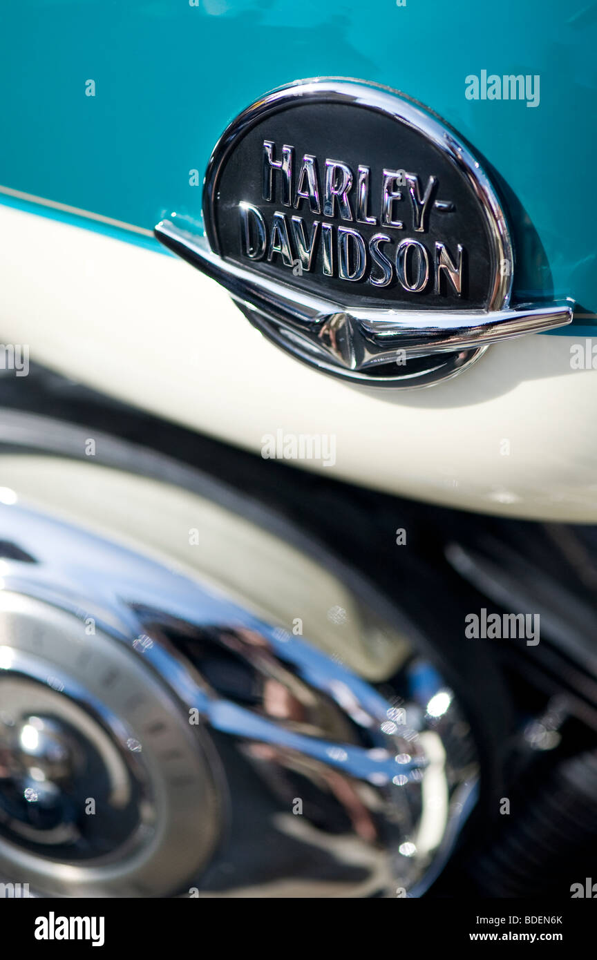Harley Davidson Motorcycles Badge On High Resolution Stock Photography ...