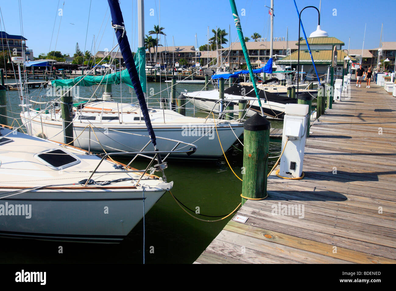 Naples City Dock in Naples Florida in USA Stock Photo - Alamy