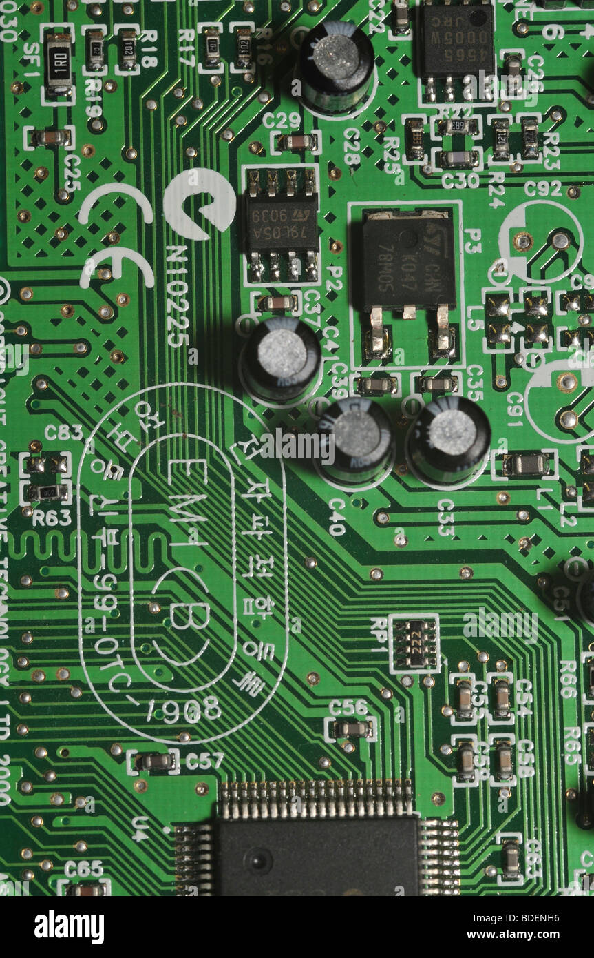 Old electronic circuits hi-res stock photography and images - Alamy