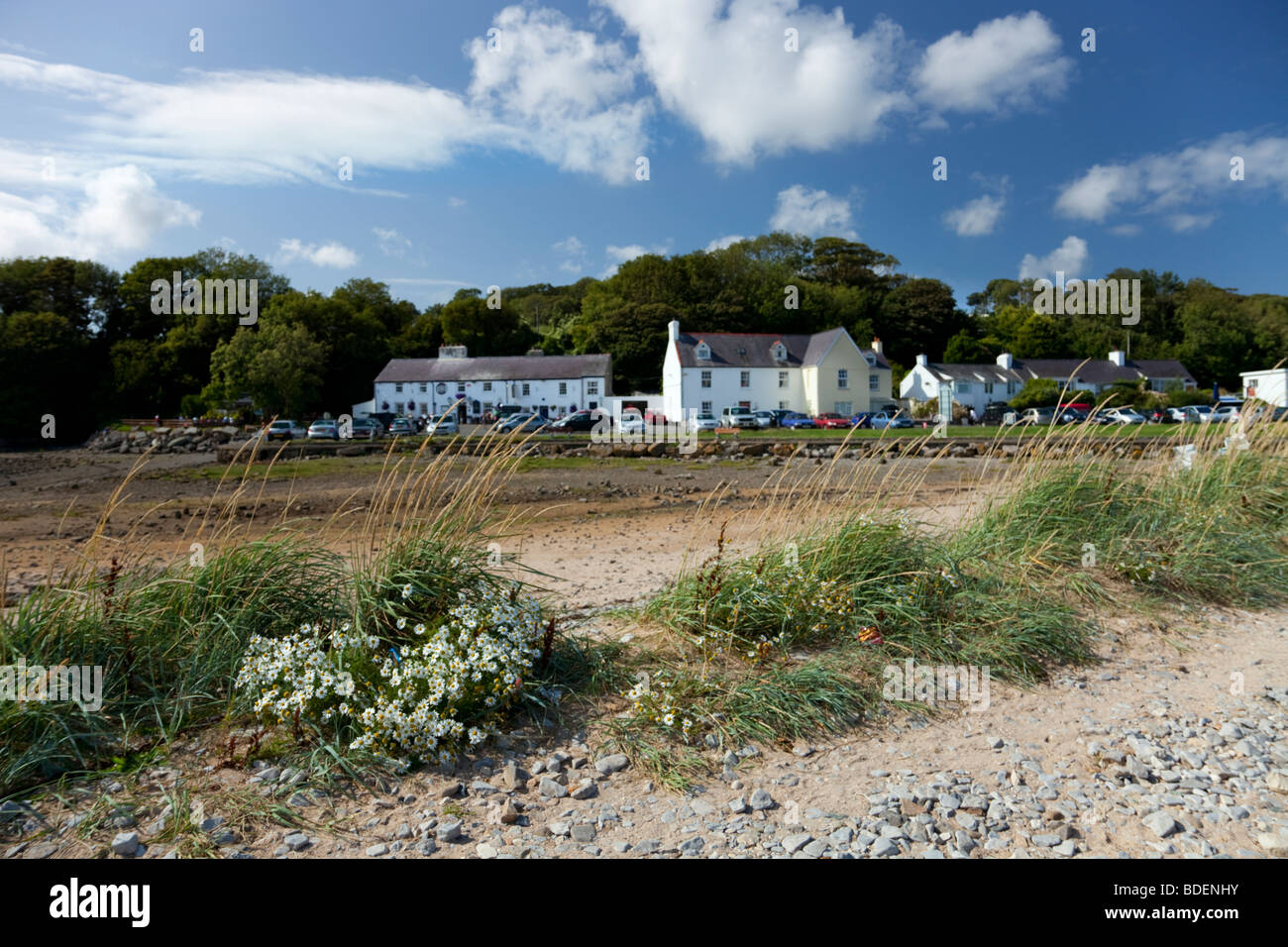 Red Wharf Bay Stock Photo - Alamy