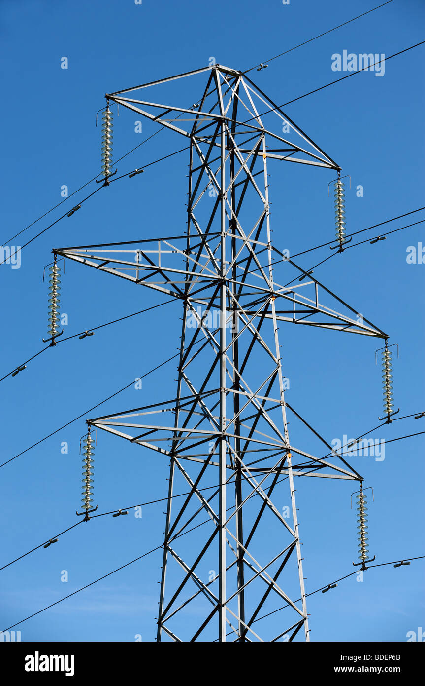 High voltage electricity cables hi-res stock photography and images - Alamy