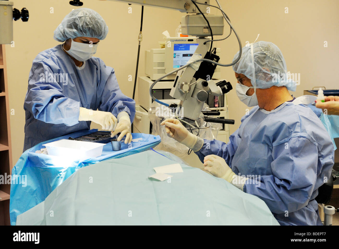 Preparation vision correction cataract hi-res stock photography and ...