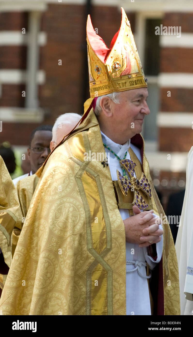 The Most Rev Vincent Nichols arriving at Westminster Cathedral, to be ...