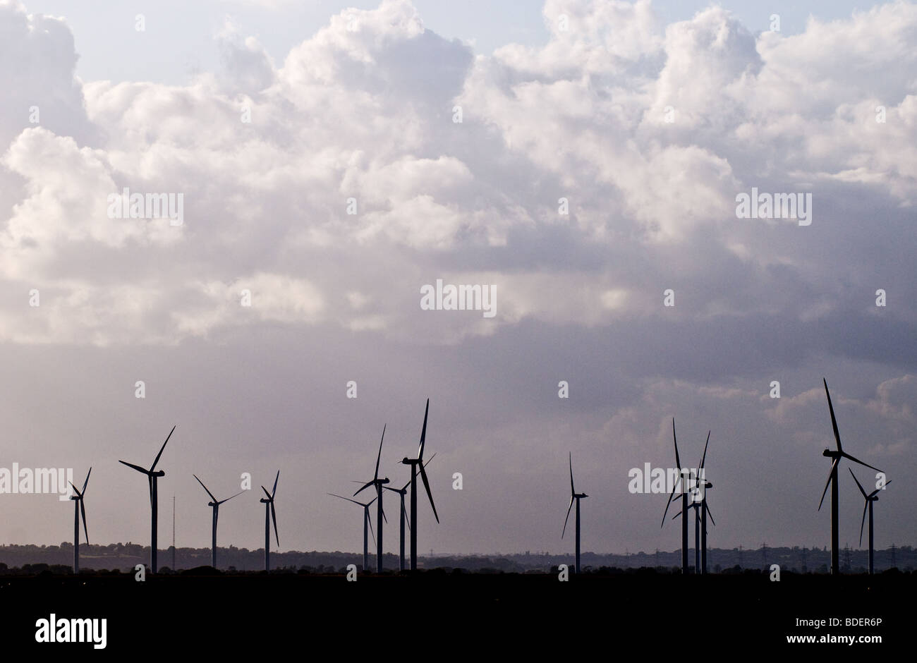 Camber Wind farm in Sussex Stock Photo - Alamy