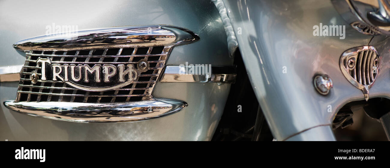 Silver motorcycle tank hi-res stock photography and images - Alamy