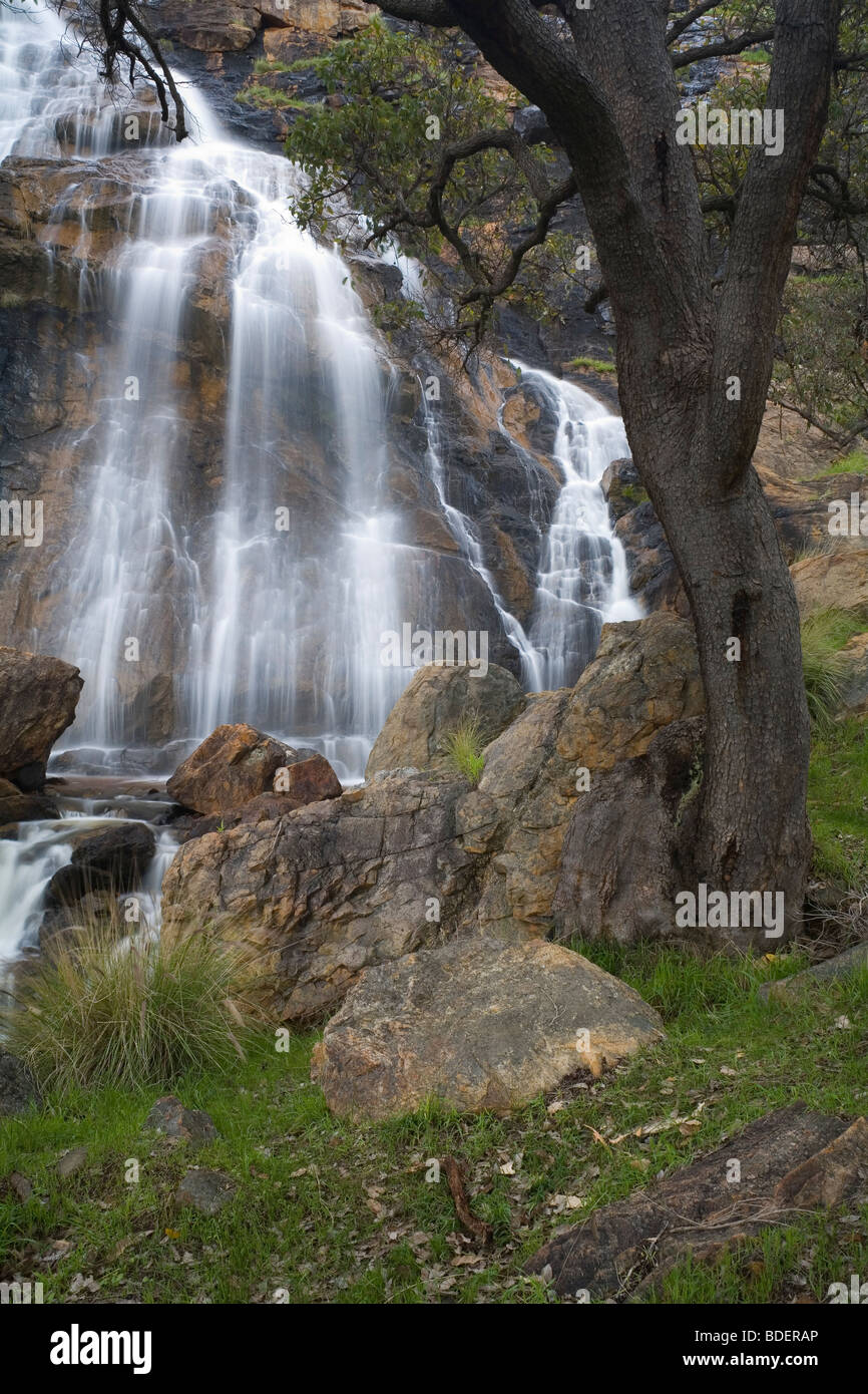 Waterfall in the Western Australian Avon Valley in the hills outside of ...