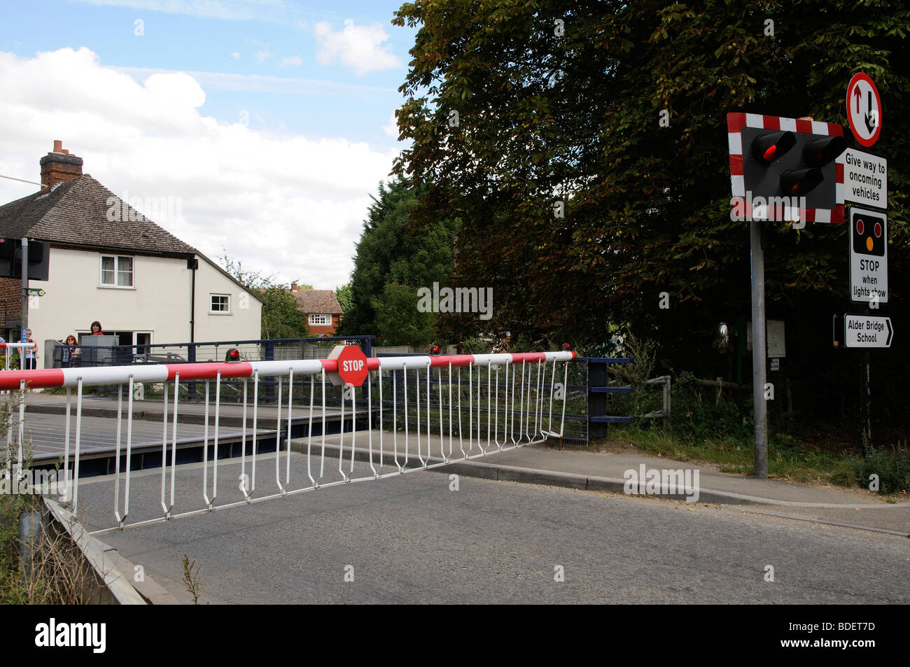 Road barrier safety hi-res stock photography and images - Alamy