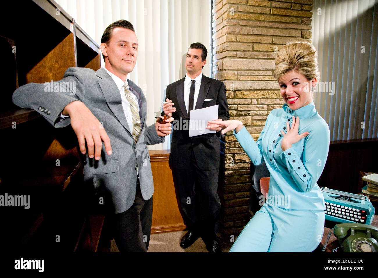 1950s office hi-res stock photography and images - Alamy