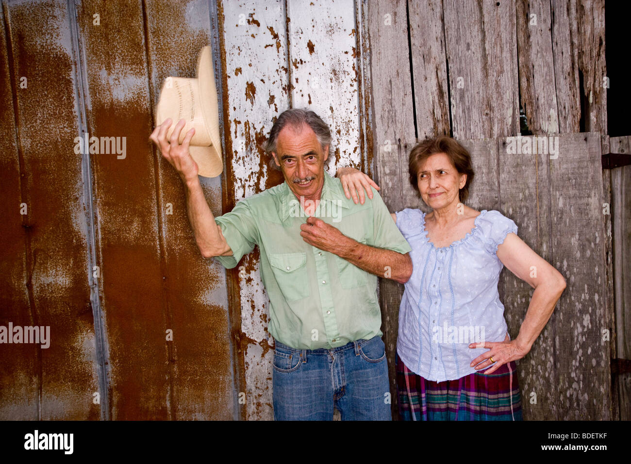 Farmer Couple Barn High Resolution Stock Photography and Images - Alamy