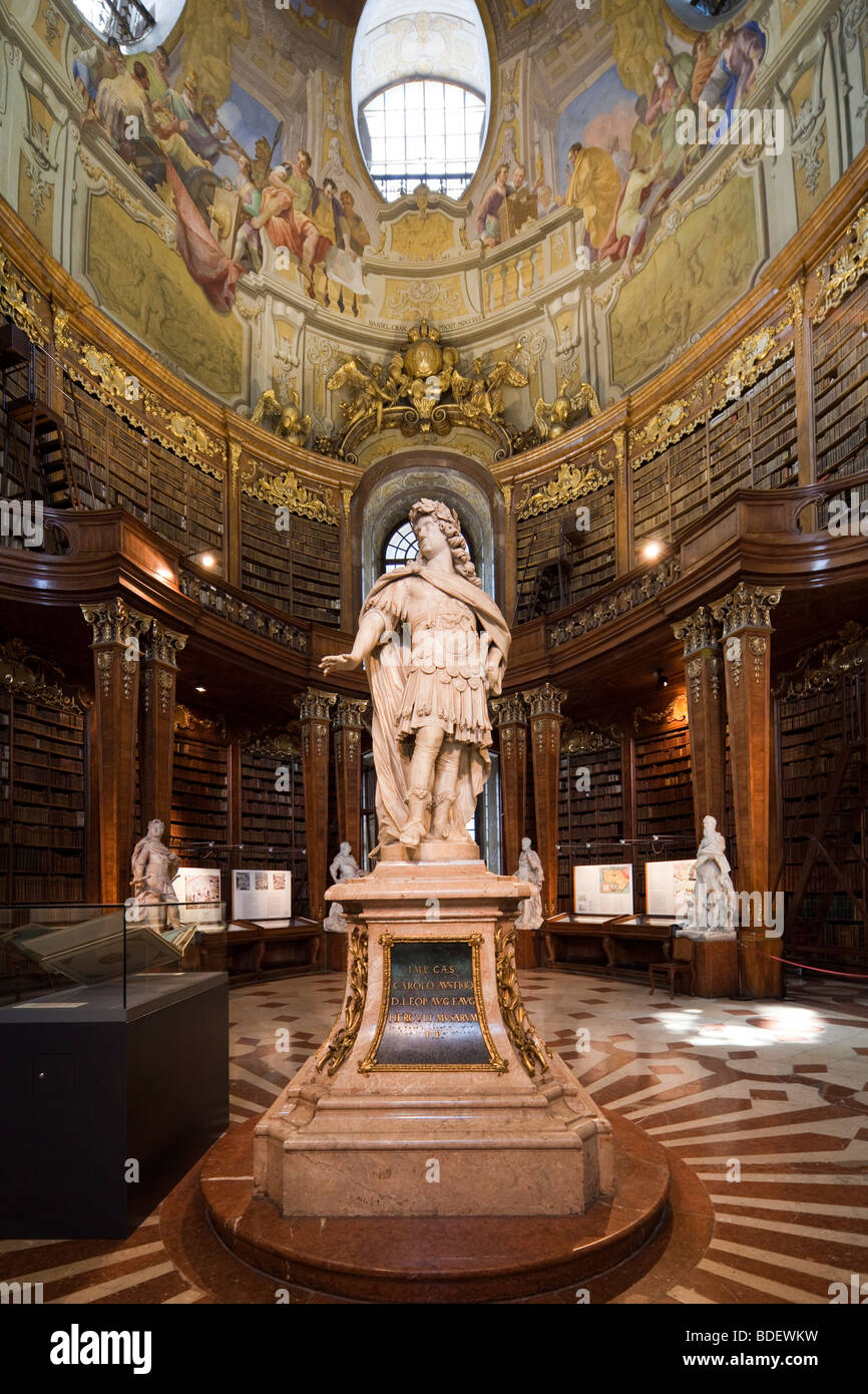 Prunksaal, Austrian National Library, Vienna, Austria Stock Photo - Alamy