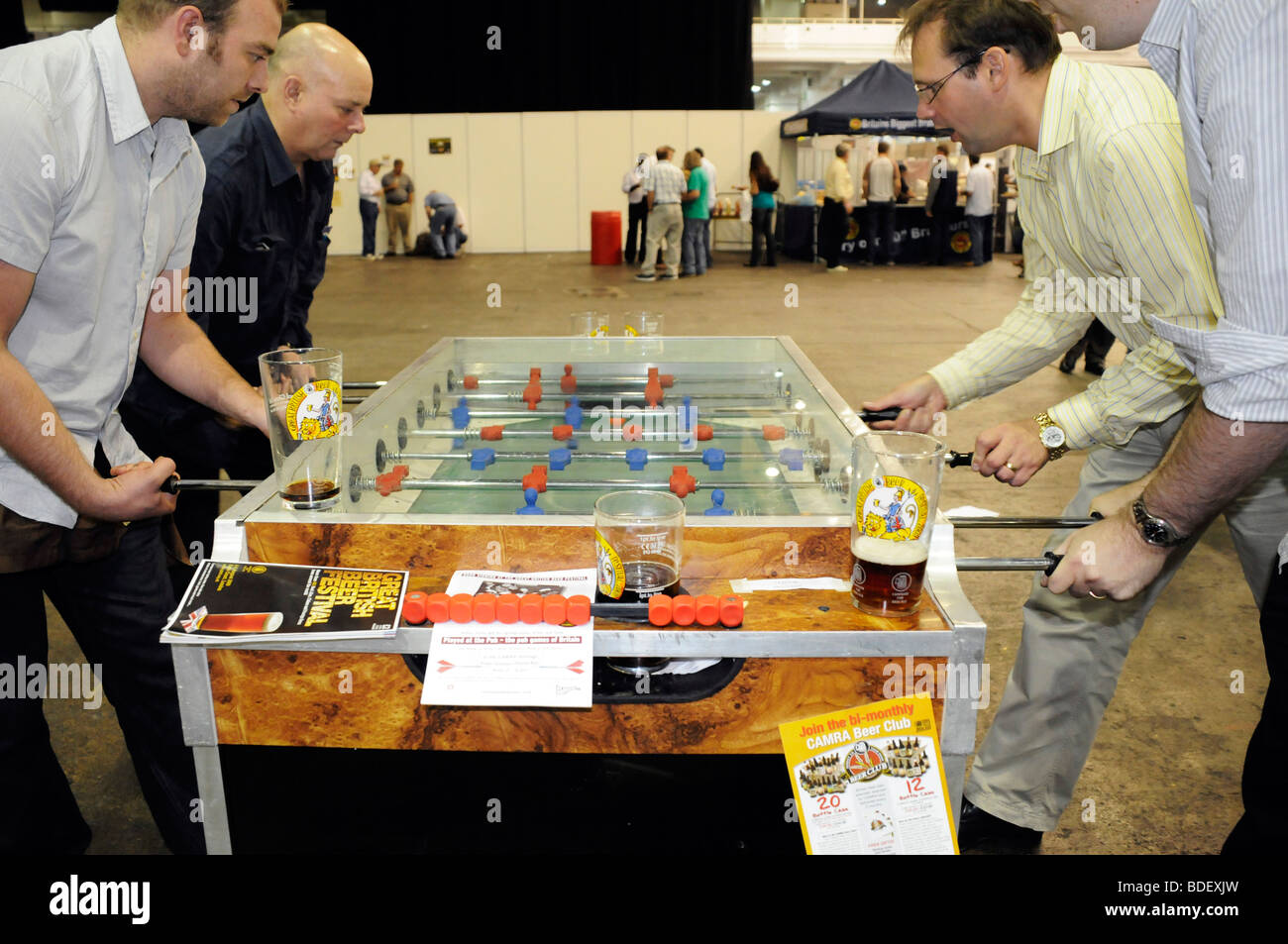 Table football - Traditional bar games at the CAMRA Great British Beer ...