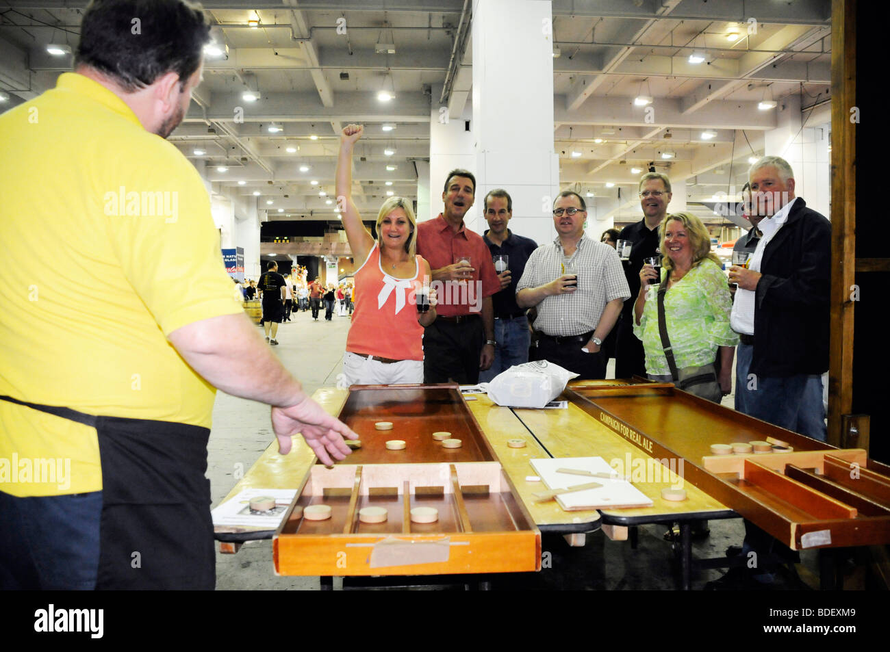 A winner! Traditional bar games at the CAMRA Great British Beer ...