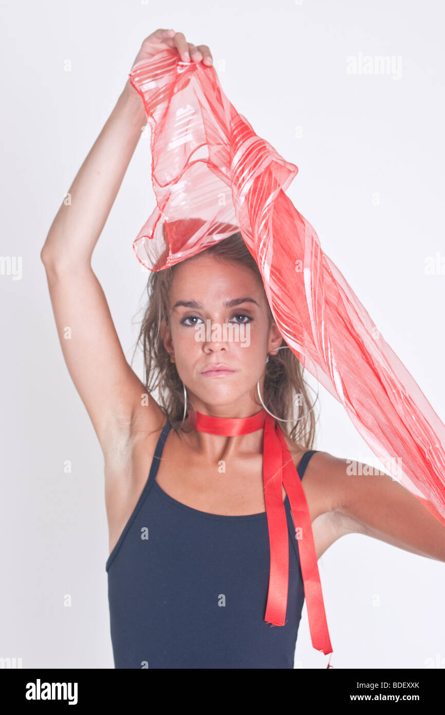 Young woman dancing Stock Photo - Alamy
