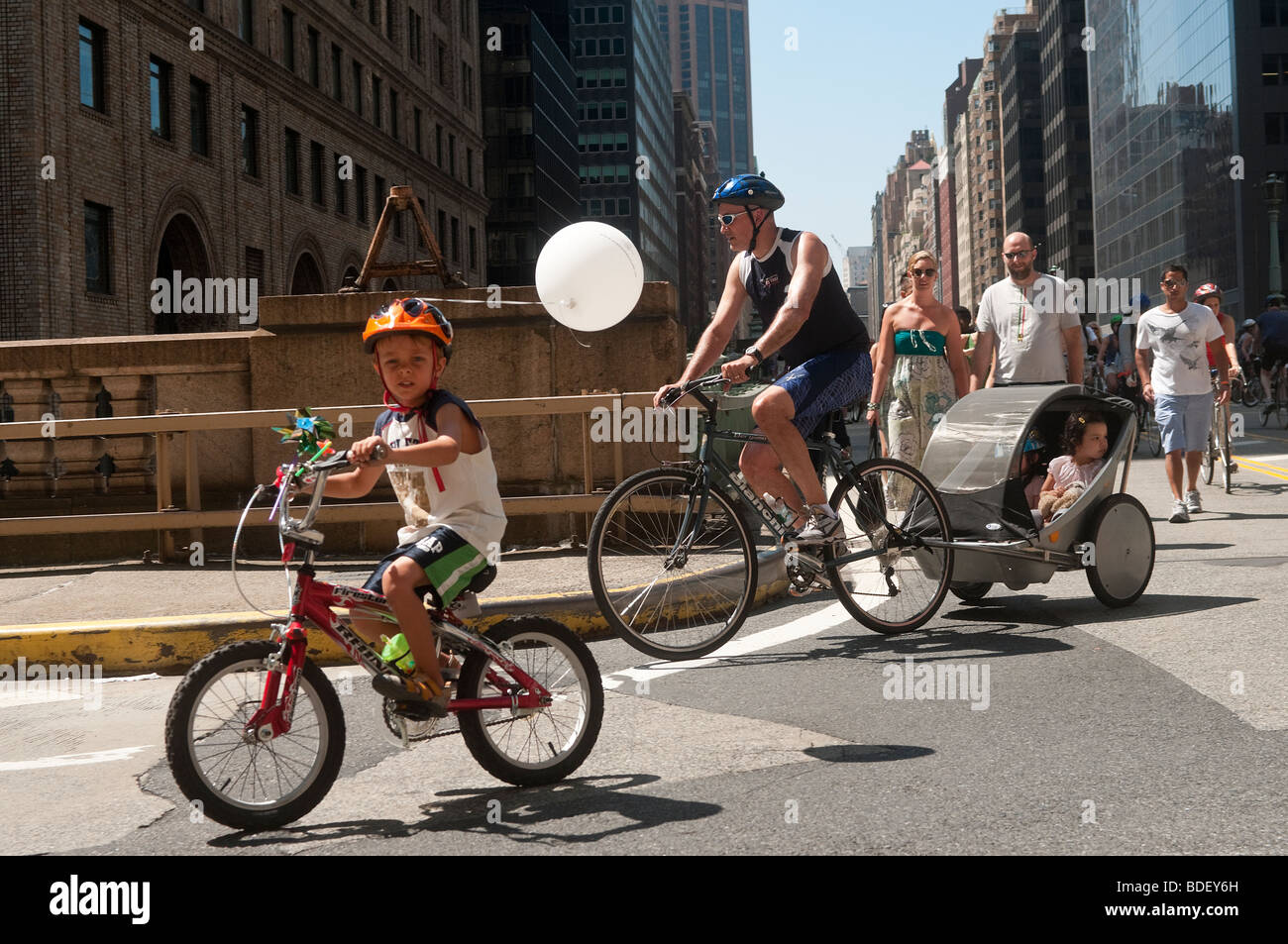 New York CIty, NY Family enjoys a traffic free ride on the Grand ...