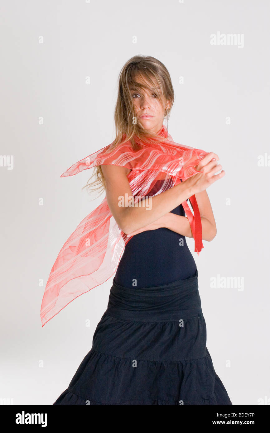 Young woman dancing Stock Photo - Alamy