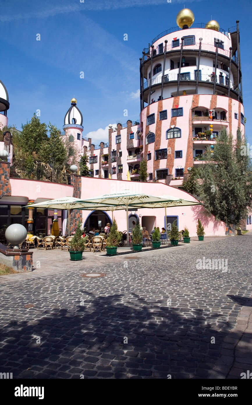 The Green Citadel, Magdeburg, Saxony-Anhalt, Germany Stock Photo - Alamy