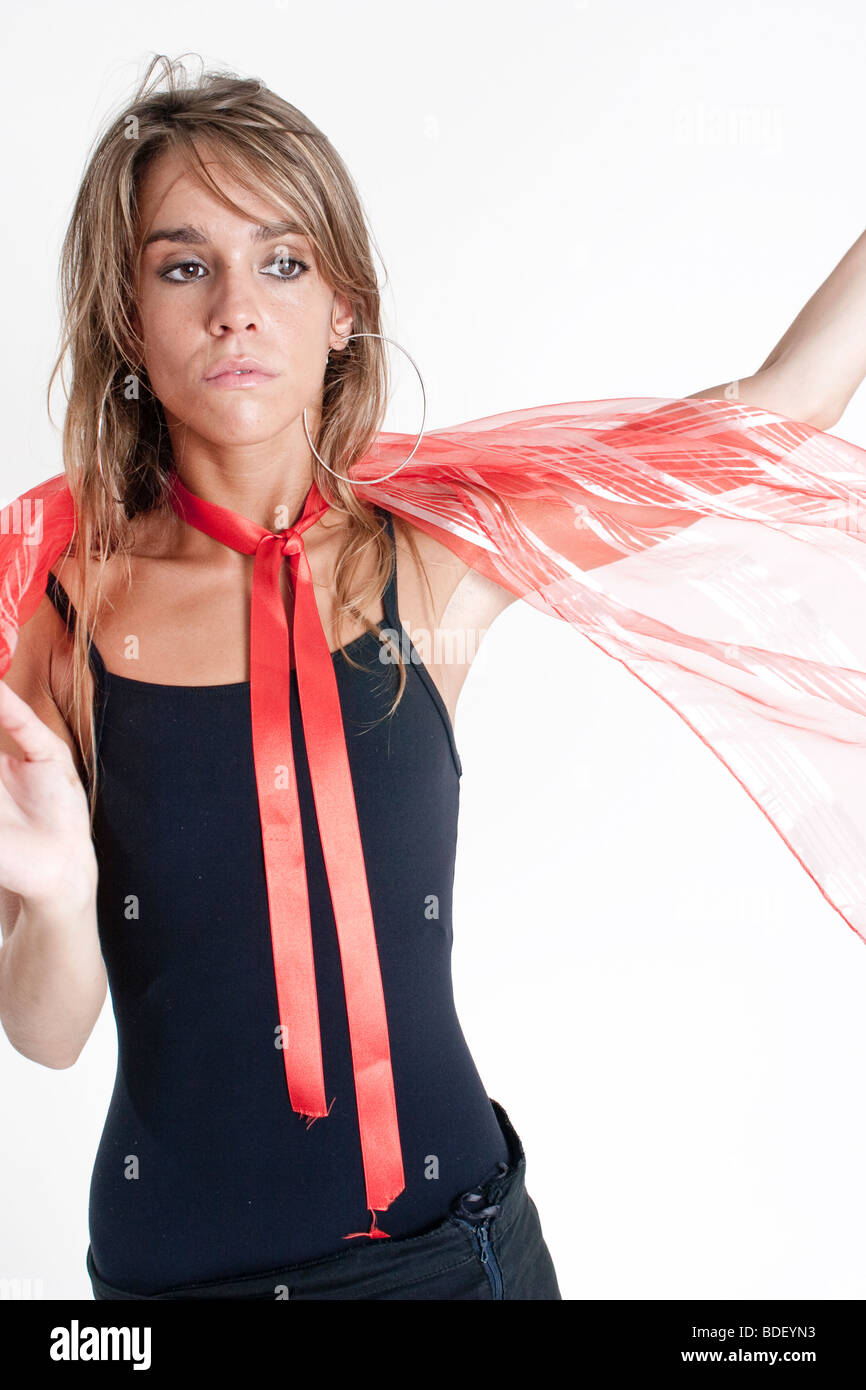 Young woman dancing Stock Photo - Alamy