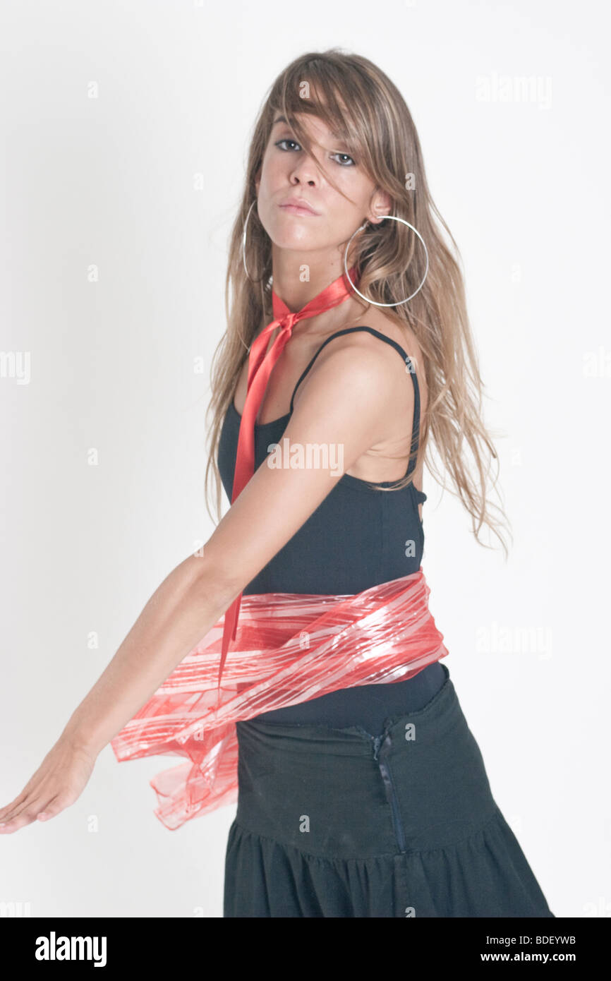 Young woman dancing Stock Photo - Alamy