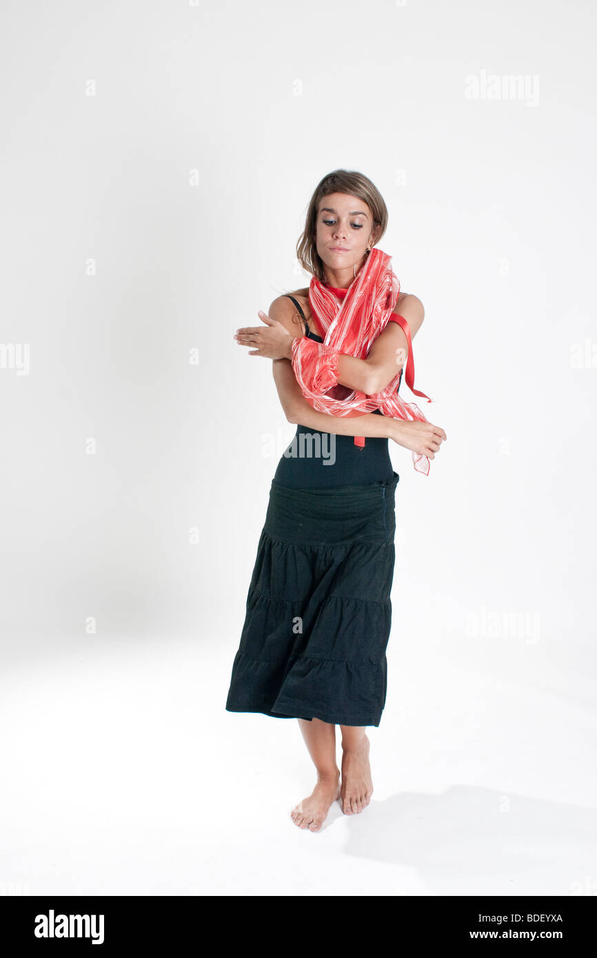 Young woman dancing Stock Photo - Alamy