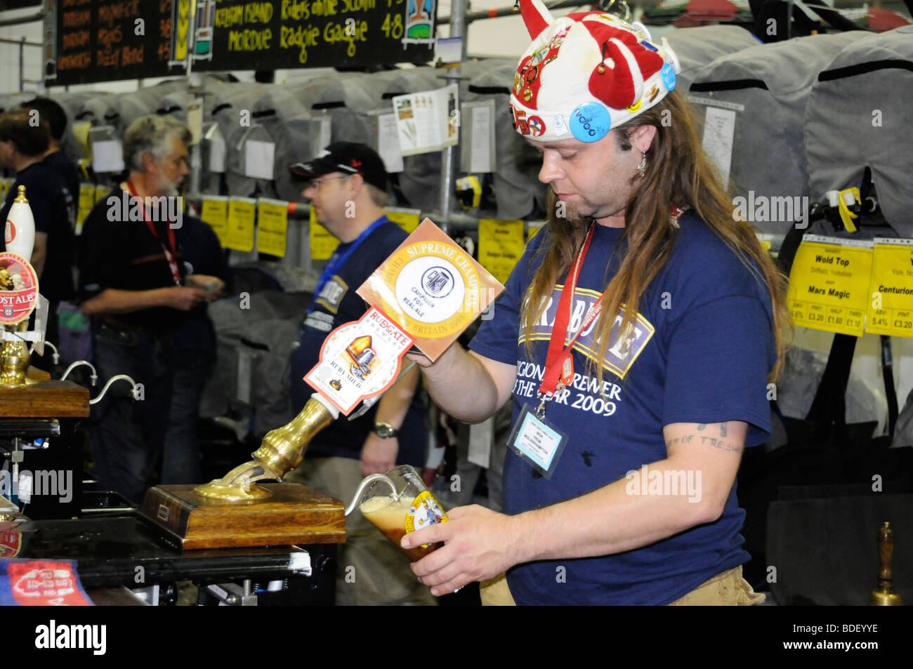 A freshly pulled pint of the Champion beer 'Ruby Mild" at The 2009 ...