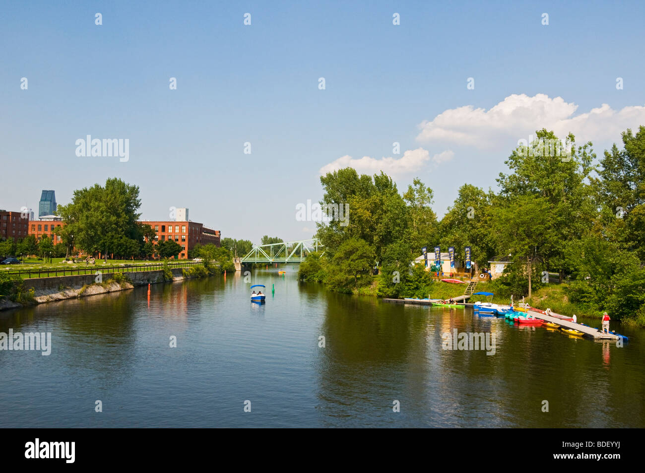 Canal Lachine Montreal, Quebec, Canada Stock Photo - Alamy