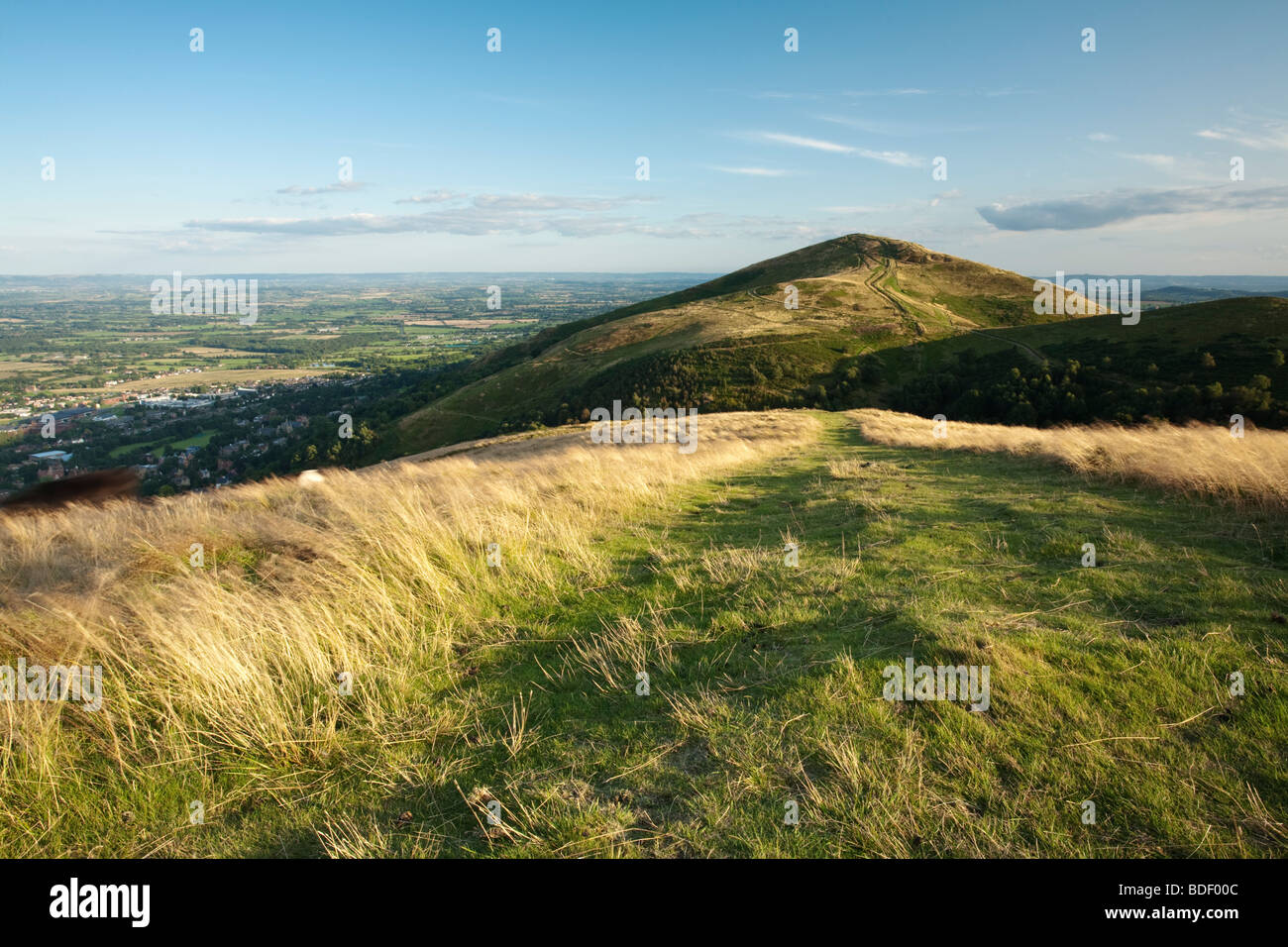 View of Worcestershire Beacon from North Hill, The Malverns ...