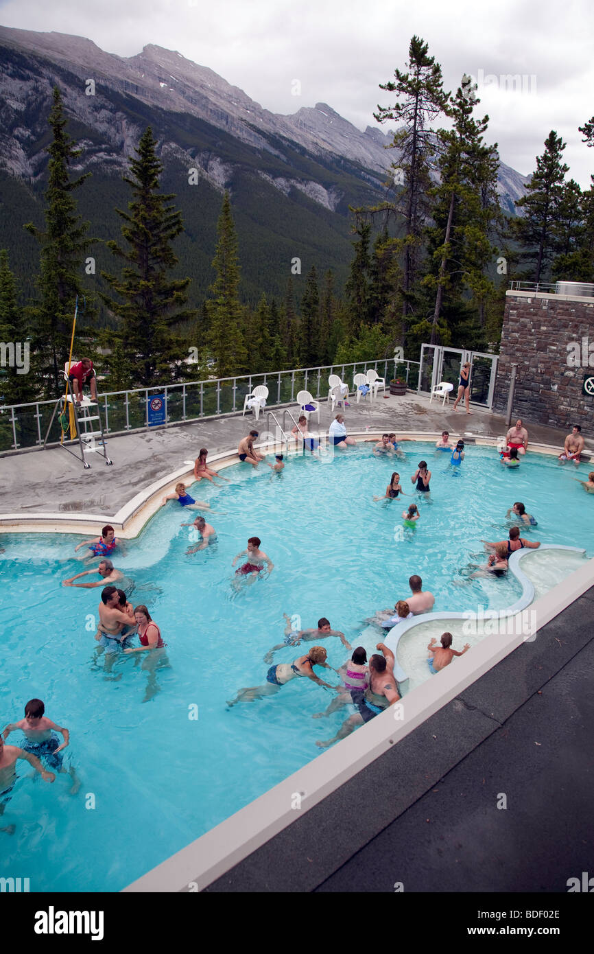 Upper banff hot springs hi-res stock photography and images - Alamy