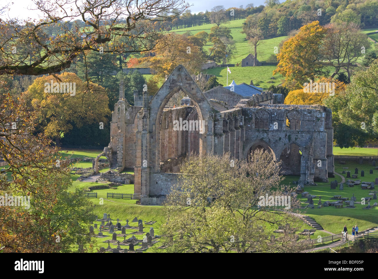 Bolton Abbey Yorkshire England Stock Photo - Alamy