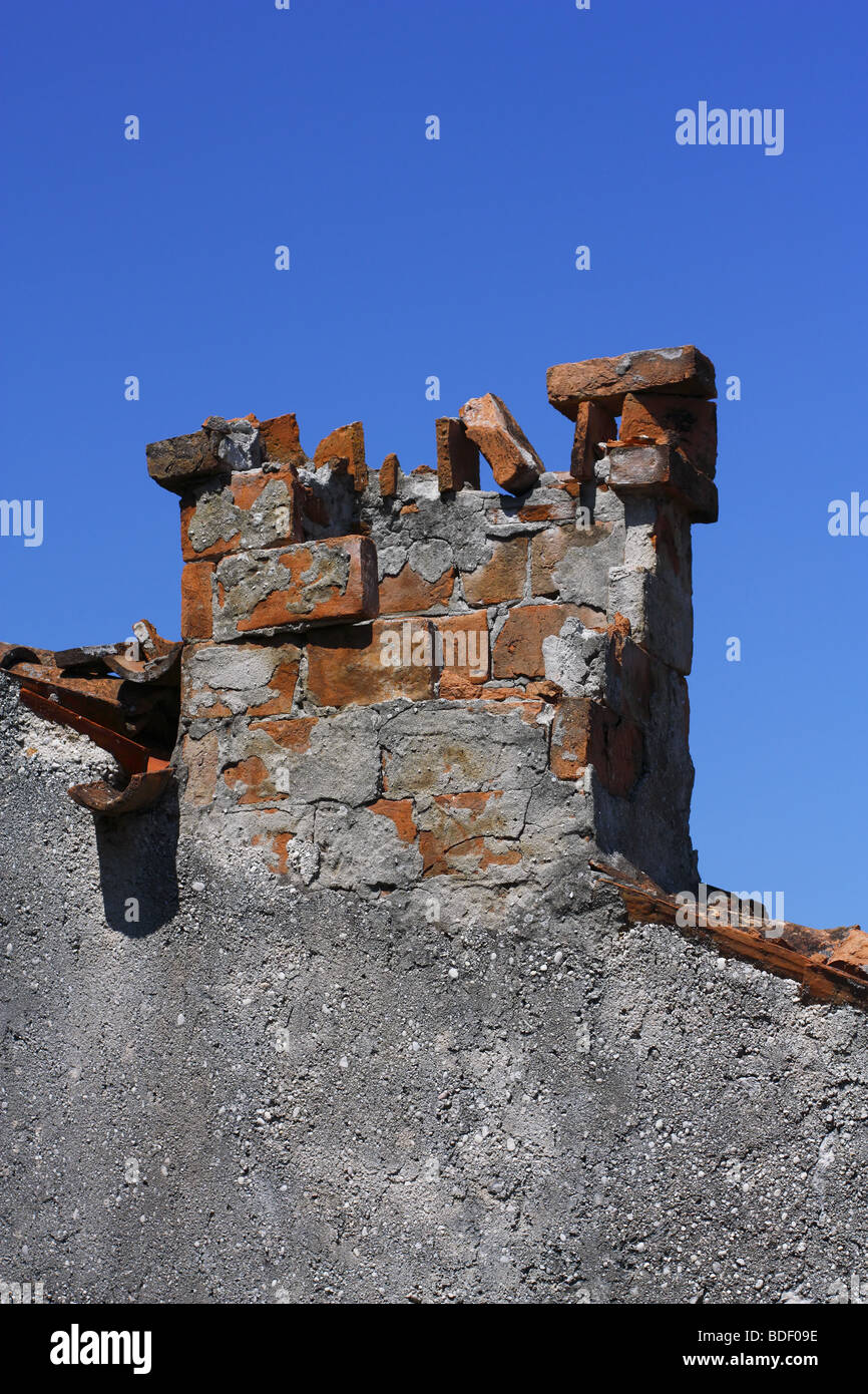 An old ruined chimney Stock Photo - Alamy