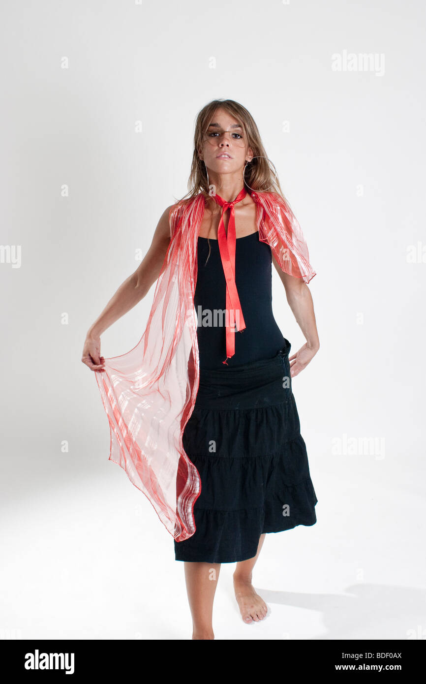 Young woman dancing Stock Photo - Alamy