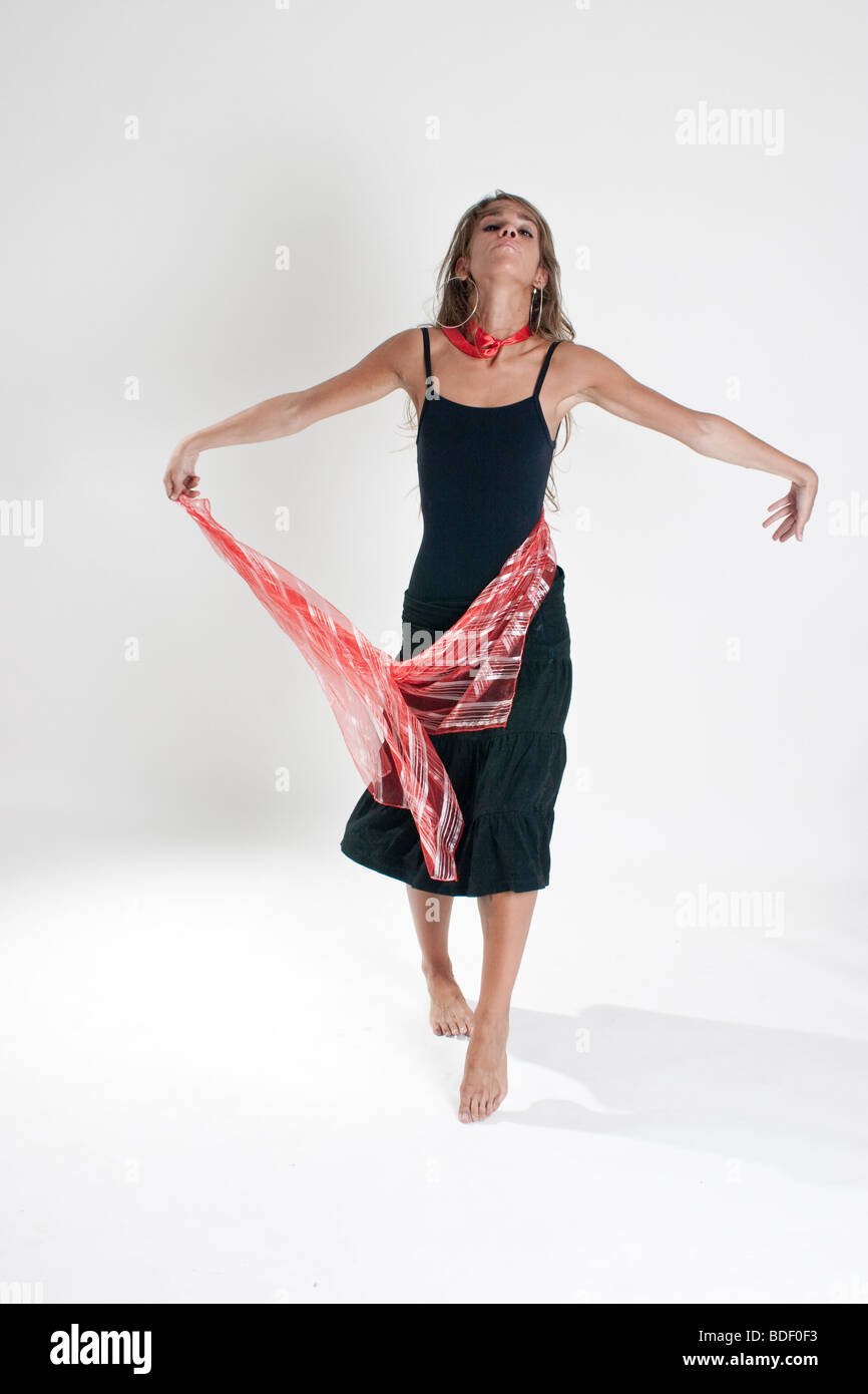 Young woman dancing Stock Photo - Alamy