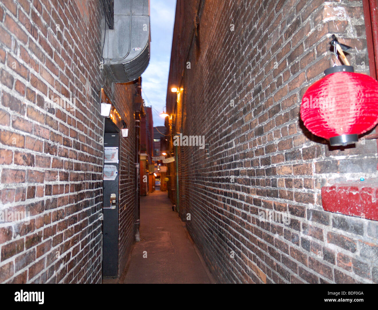 Fan Tan Alley the narrowest street in the World in Chinatown in ...