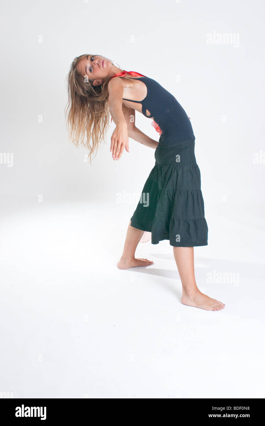 Young woman dancing Stock Photo - Alamy
