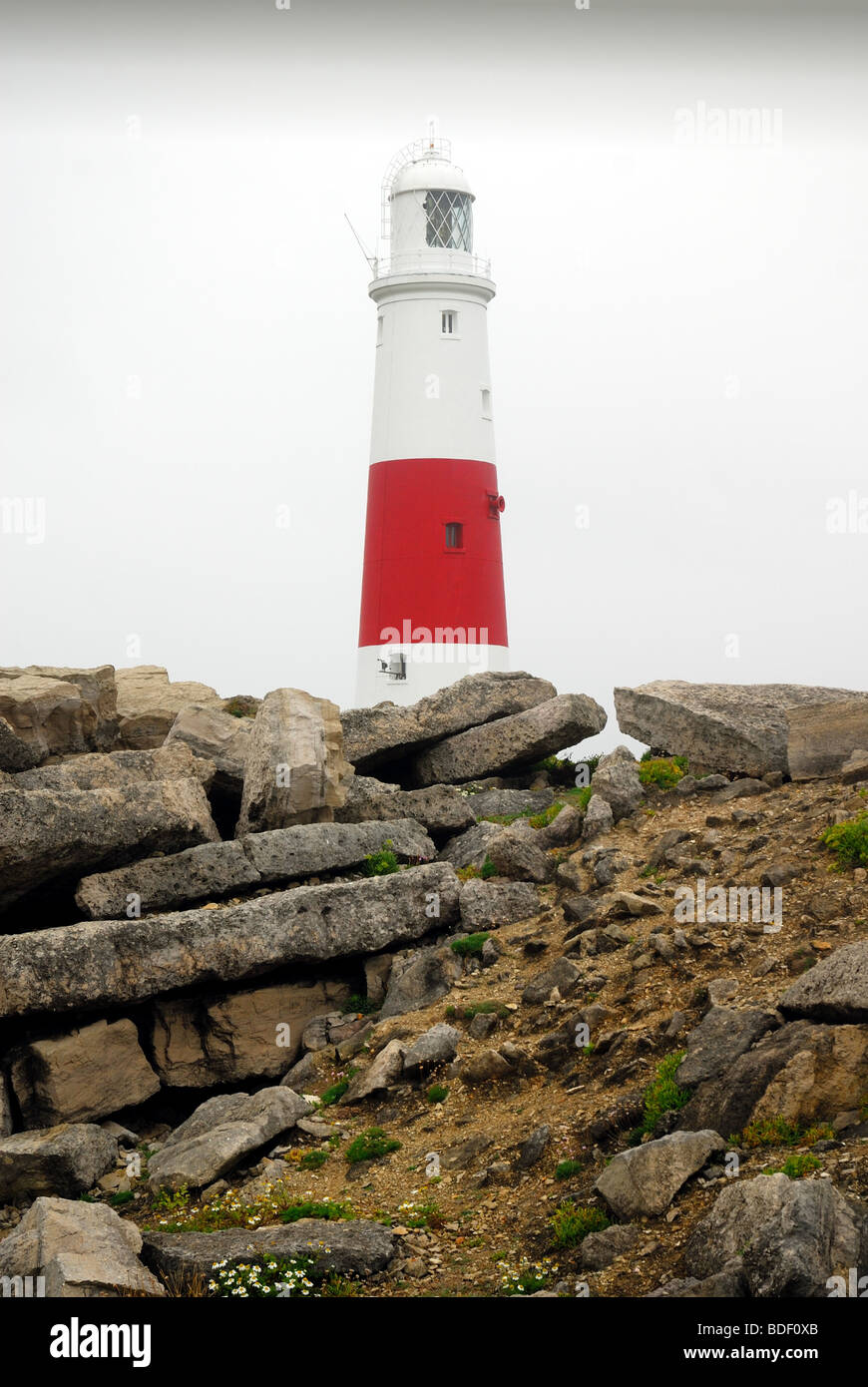 Lighthouse at Portland Bill Stock Photo - Alamy