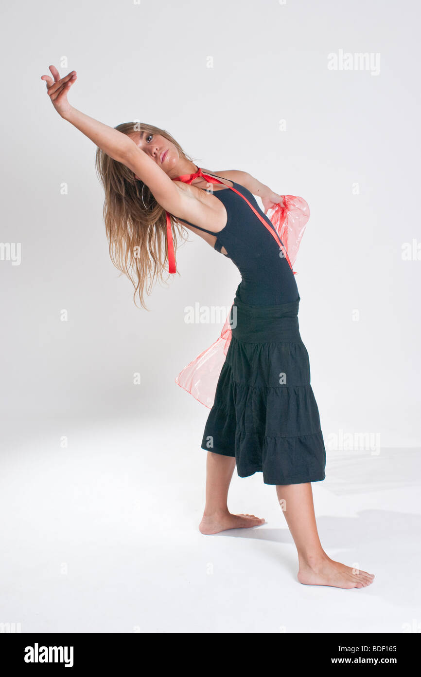 Young woman dancing Stock Photo - Alamy