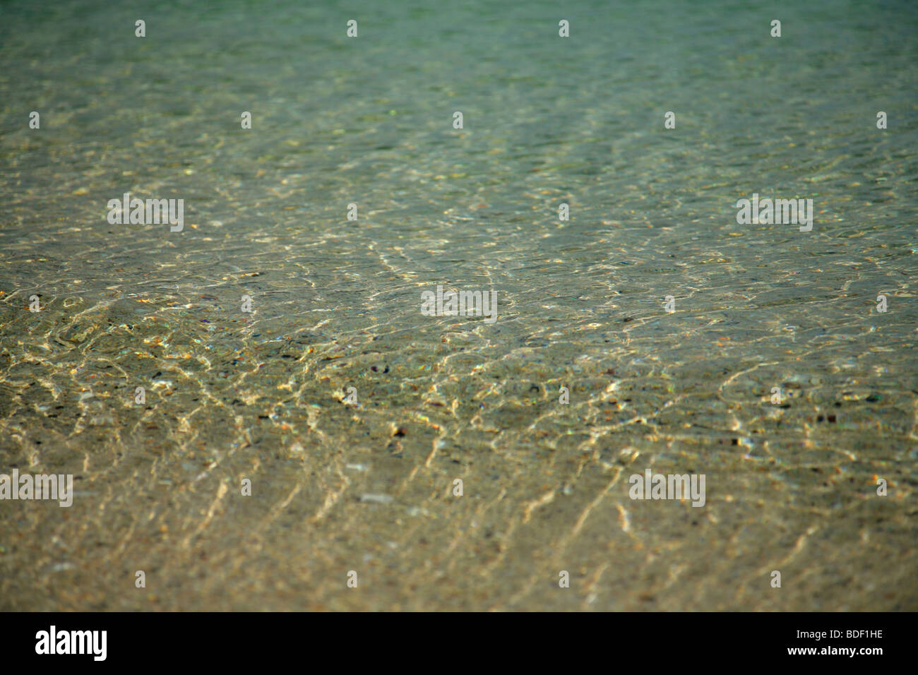 Ripples in shallow, clear seawater Stock Photo - Alamy