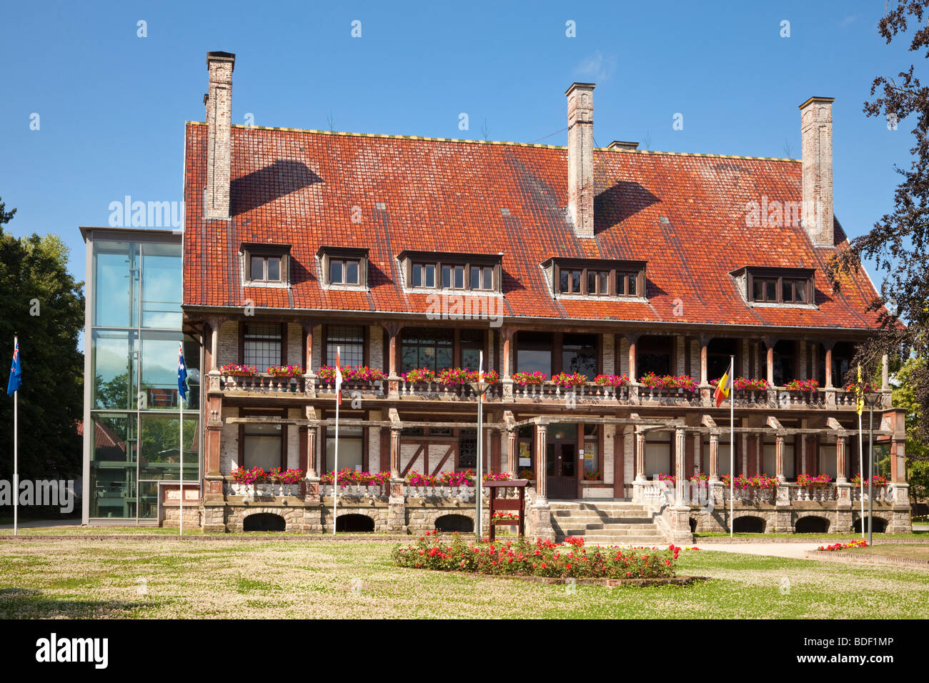 Passchendaele World War 1 Museum, Flanders, Belgium, Europe Stock Photo ...