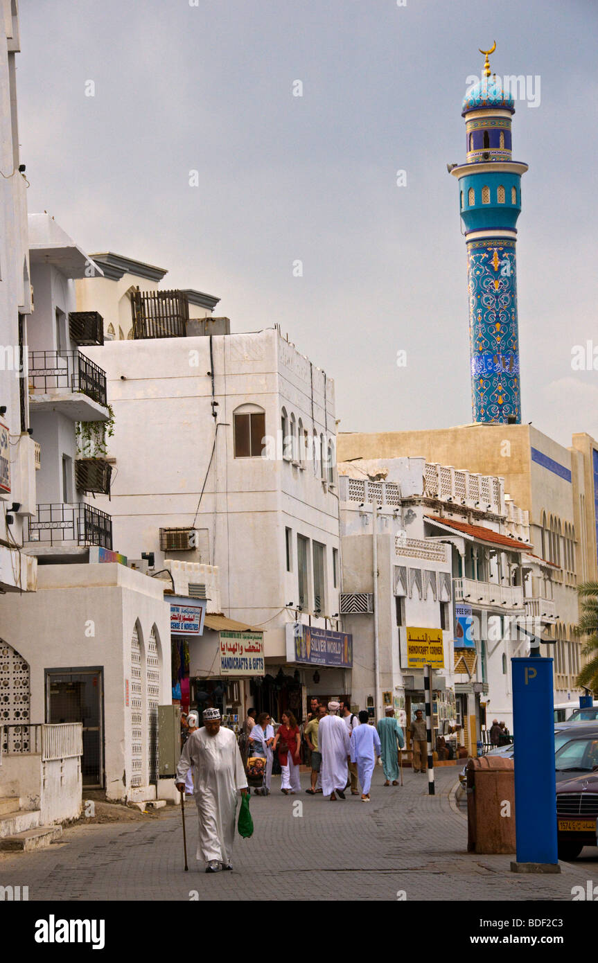 Street scene Mutrah Muscat Sultanate Of Oman Stock Photo - Alamy
