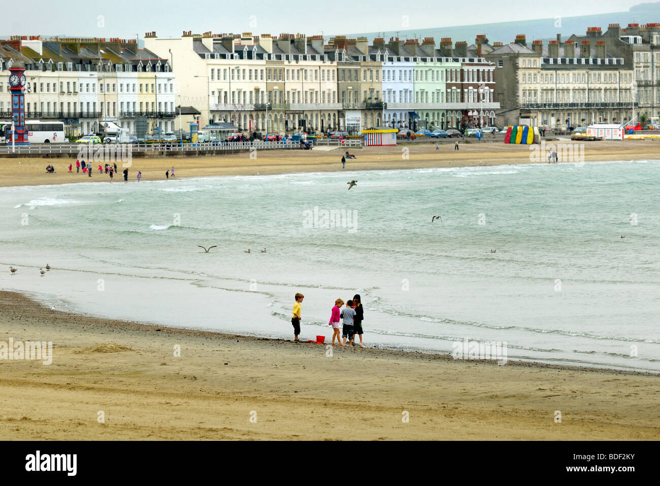 Weymouth seafront beach seaside hi-res stock photography and images - Alamy