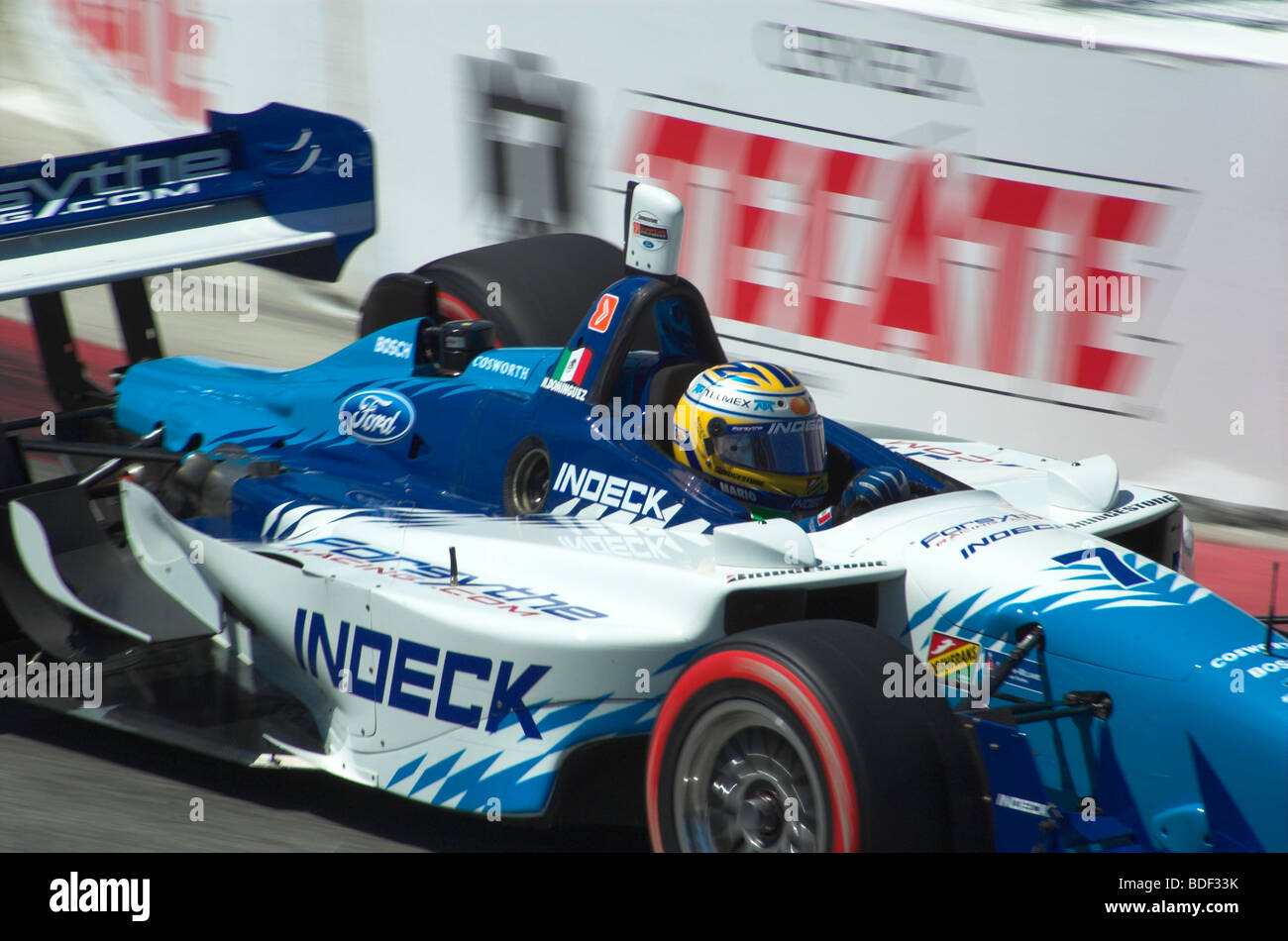 Racing action at the Long Beach Grand Prix, Long Beach, California, USA ...