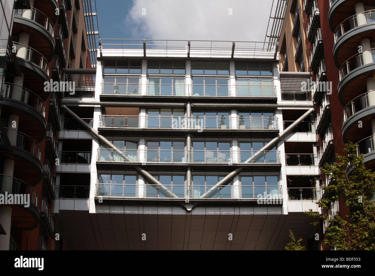 New apartment buildings Spinningfields Manchester England Stock Photo ...