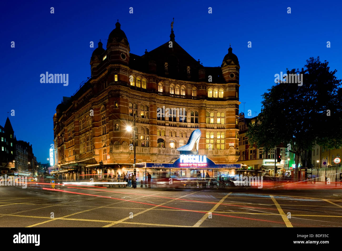 Palace Theatre on Cambridge Circus, W1, London, United Kingdom Stock ...