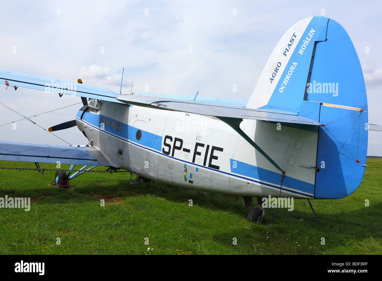 Antonov AN 2 biplane russian aircraft Stock Photo - Alamy